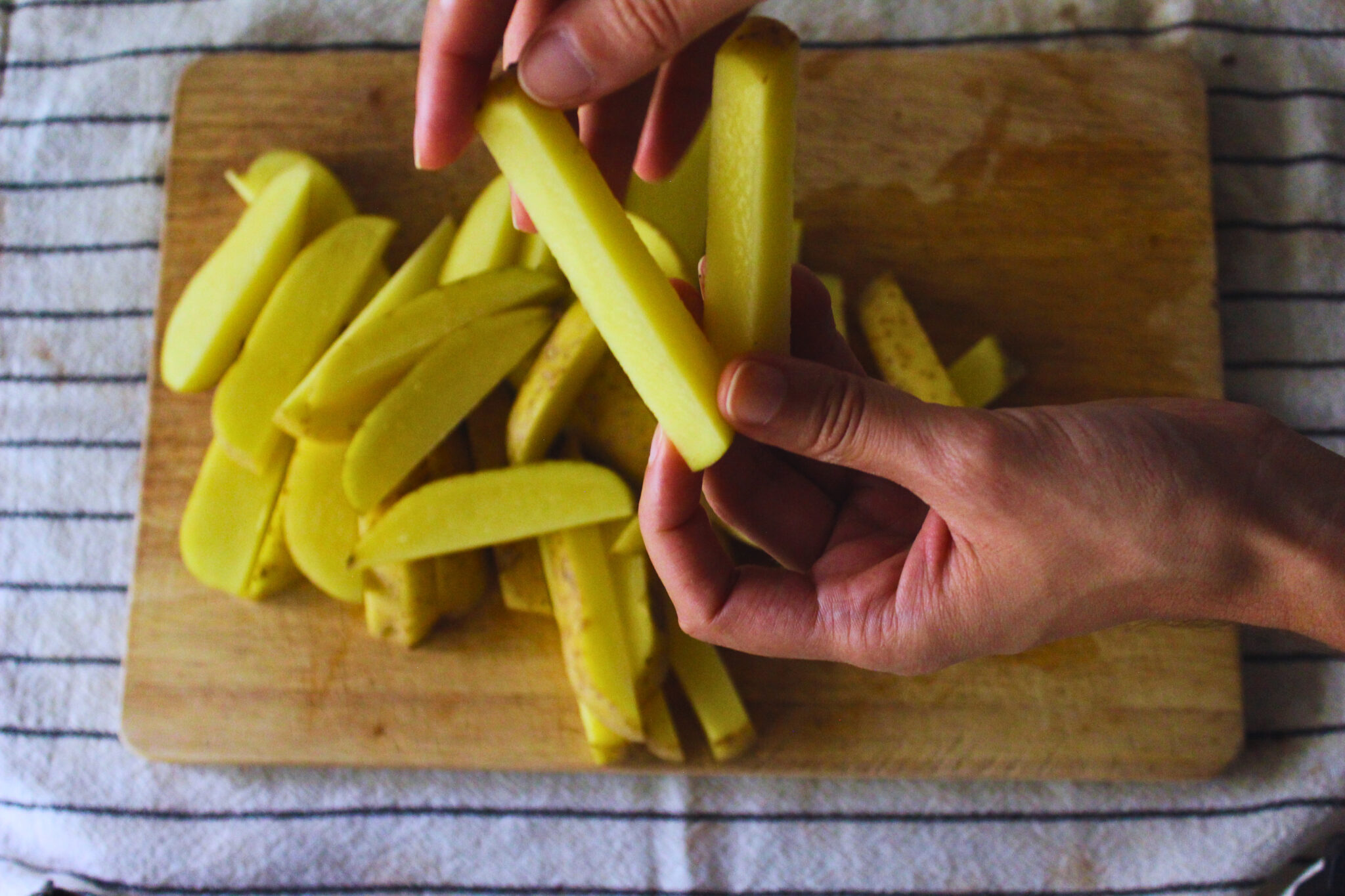 Crispy Fresh-Cut French Fries - Some Vegan Couple