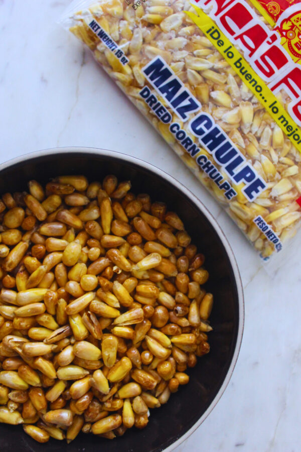 Peruvian Crunchy Popcorn (Canchitas) - Some Vegan Couple