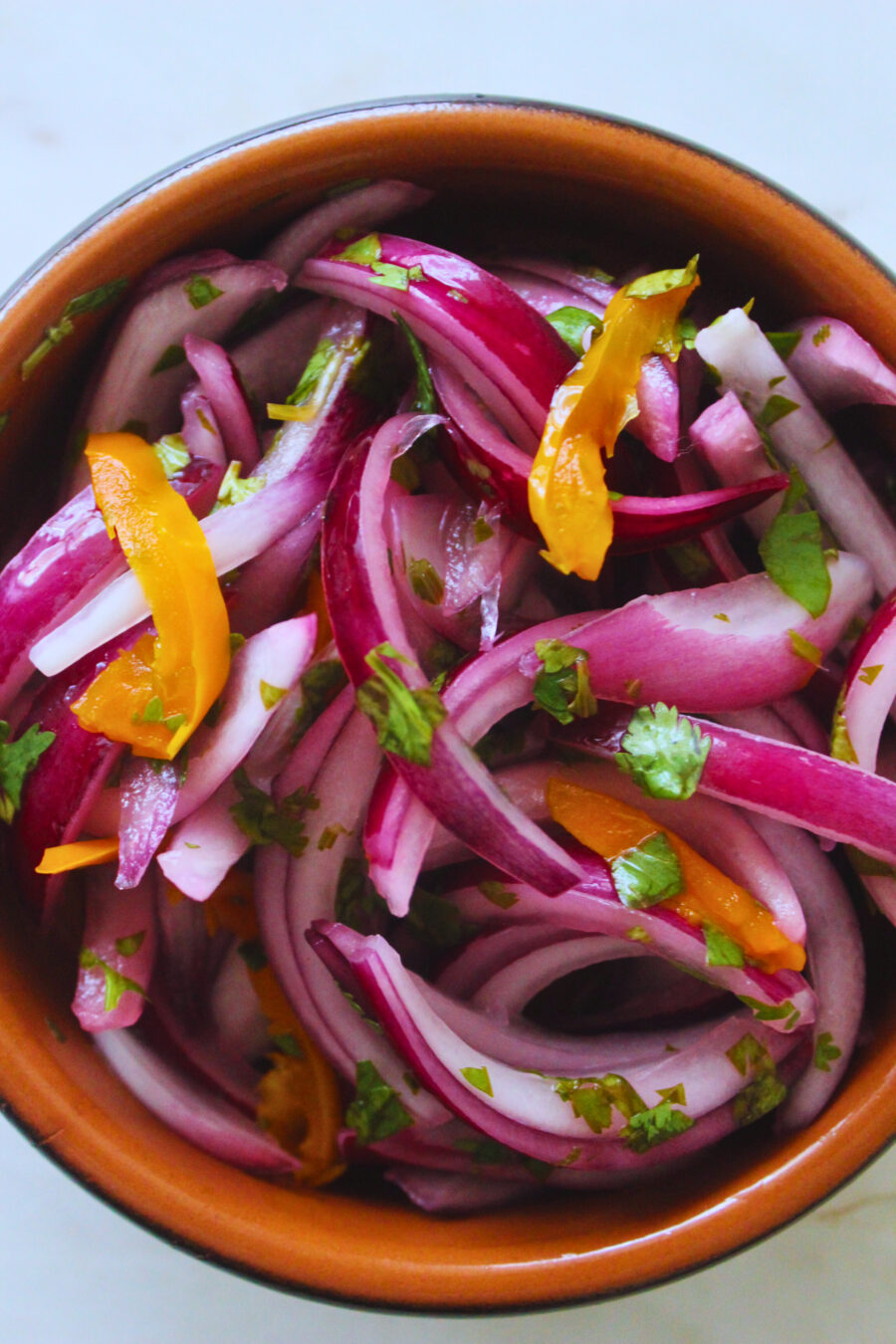 Peruvian Salsa Criolla - Some Vegan Couple