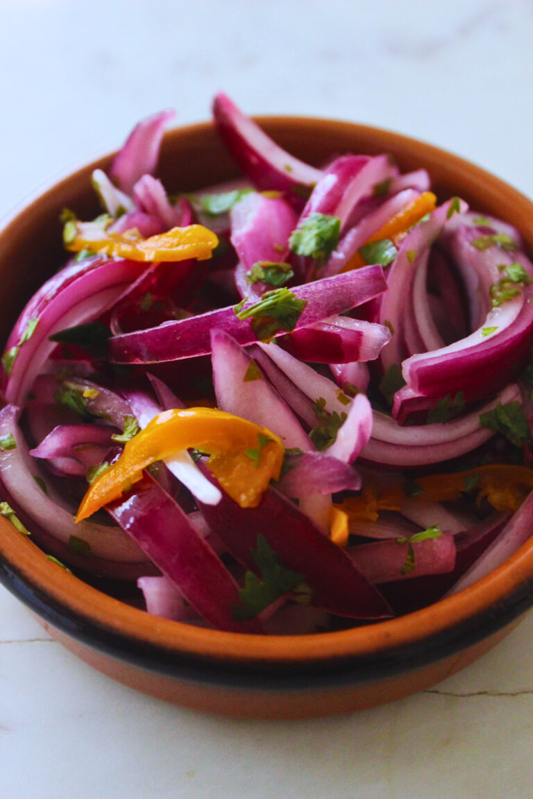 Peruvian Salsa Criolla - Some Vegan Couple