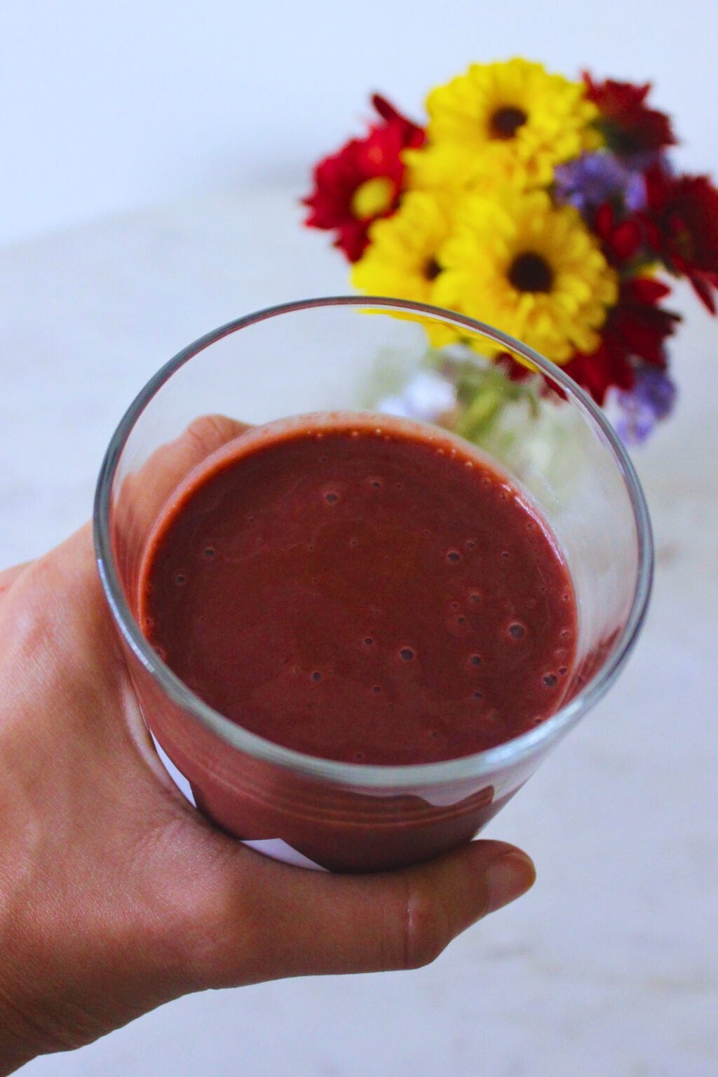 Red Velvet Smoothie - Some Vegan Couple